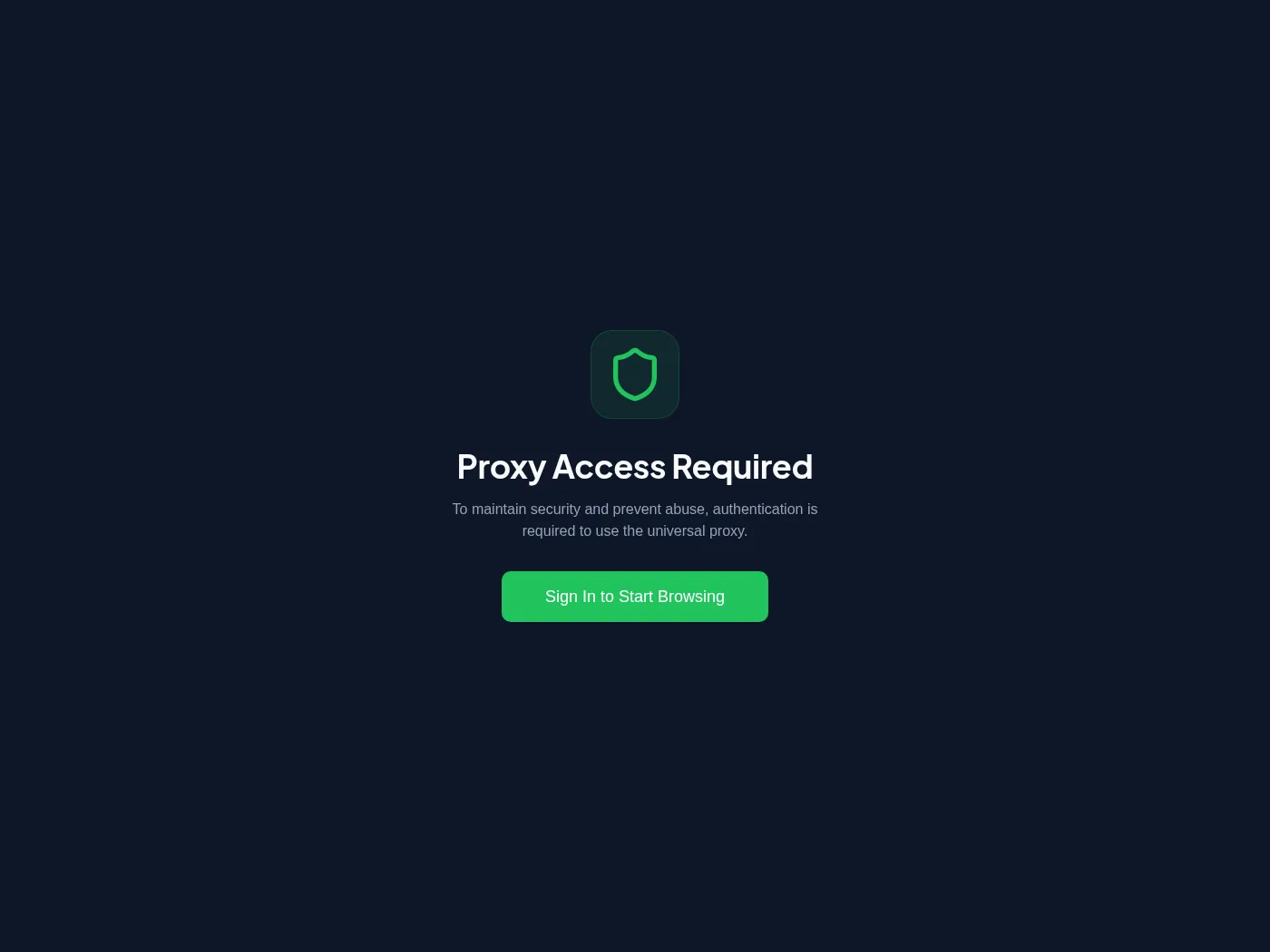 Universal Web Proxy