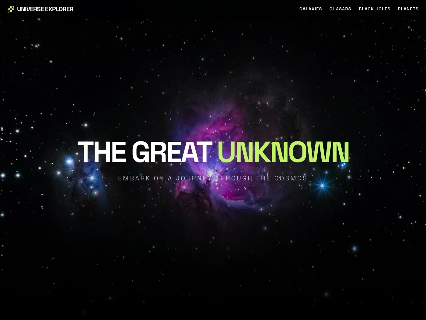 Universe Explorer