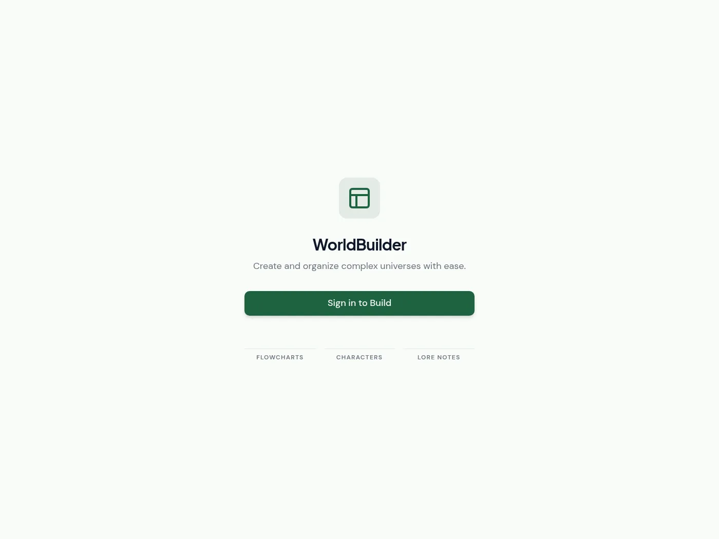 WorldBuilder Workspace