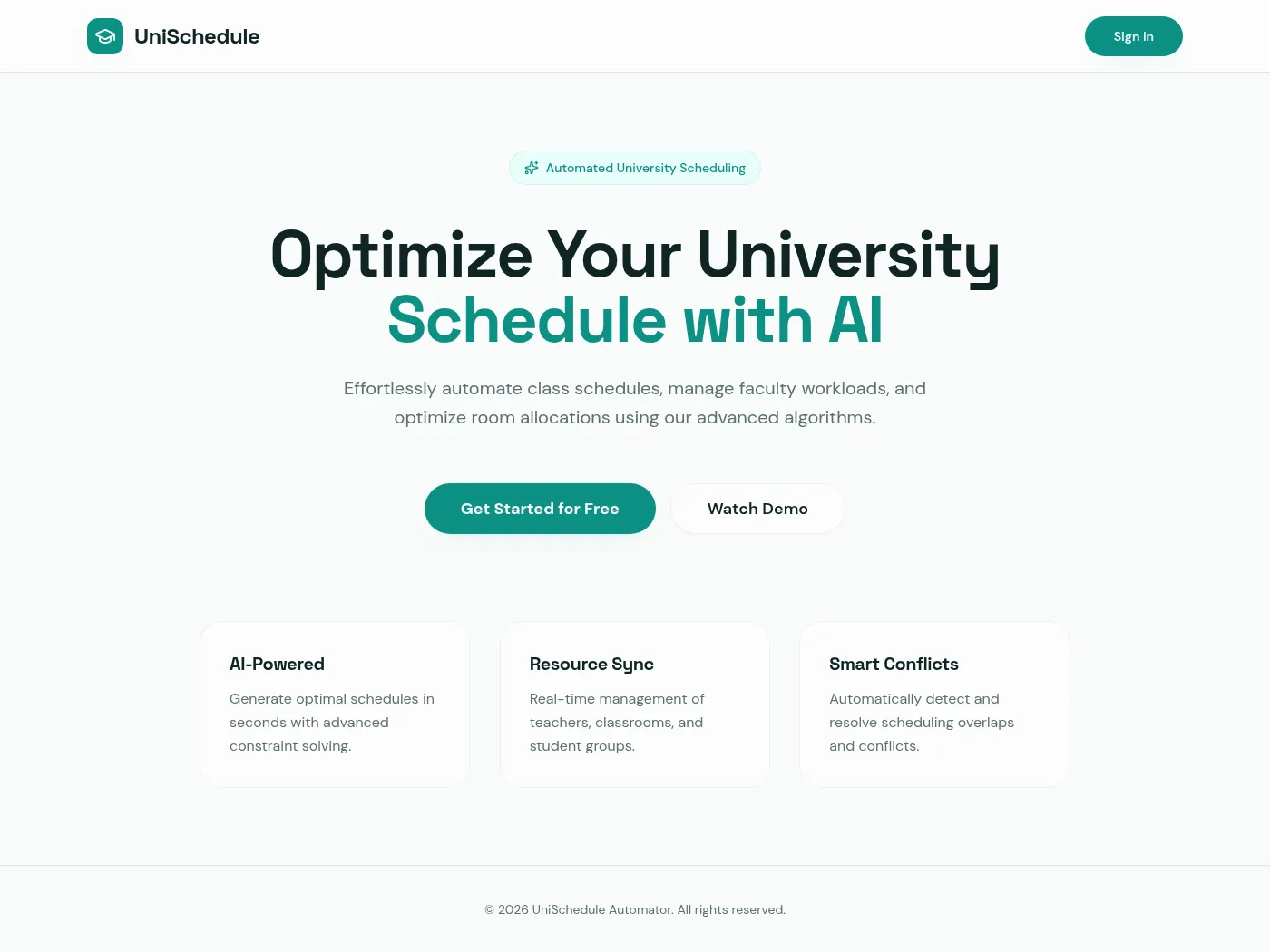 UniSchedule Automator