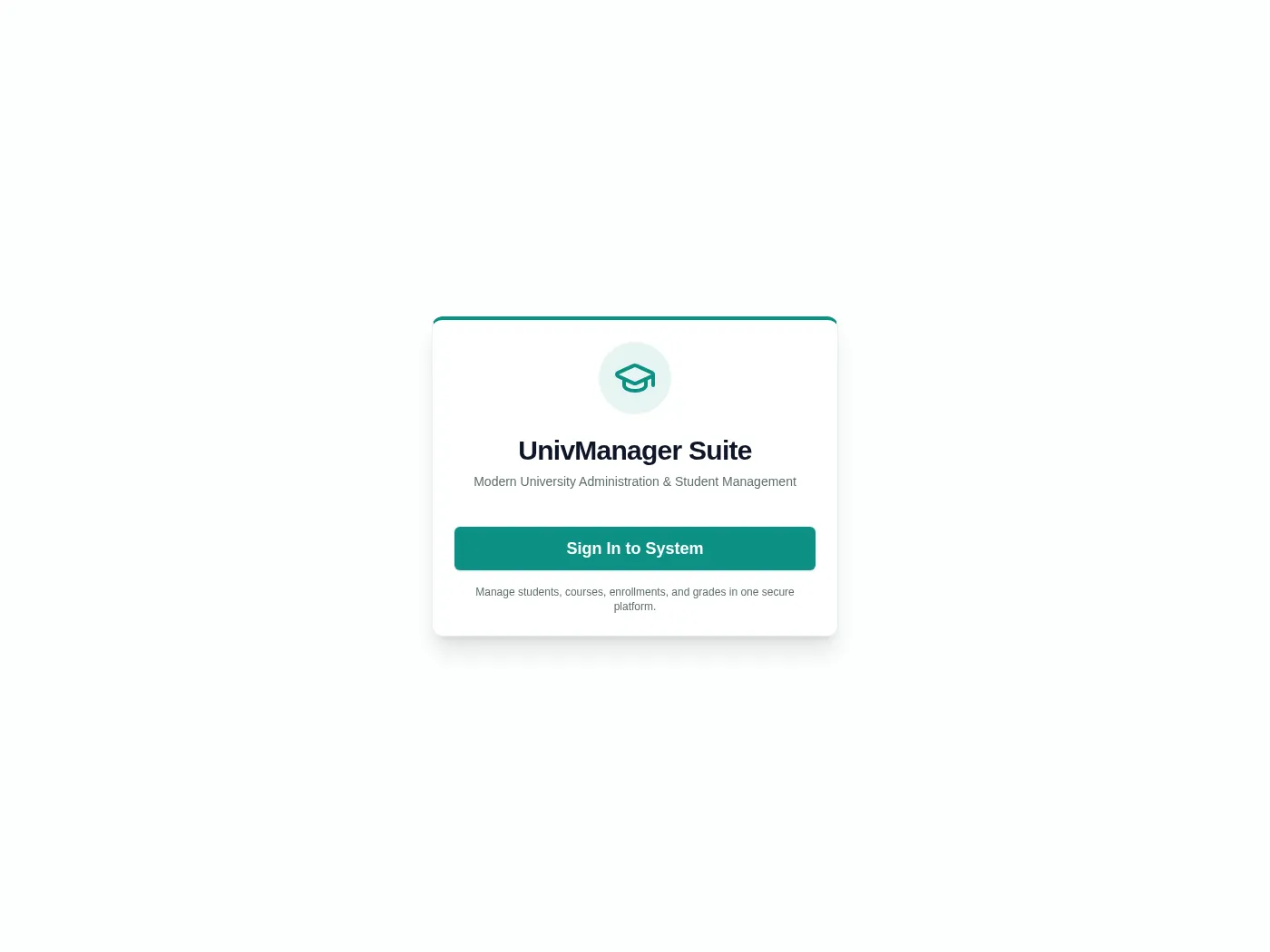 UnivManager Suite