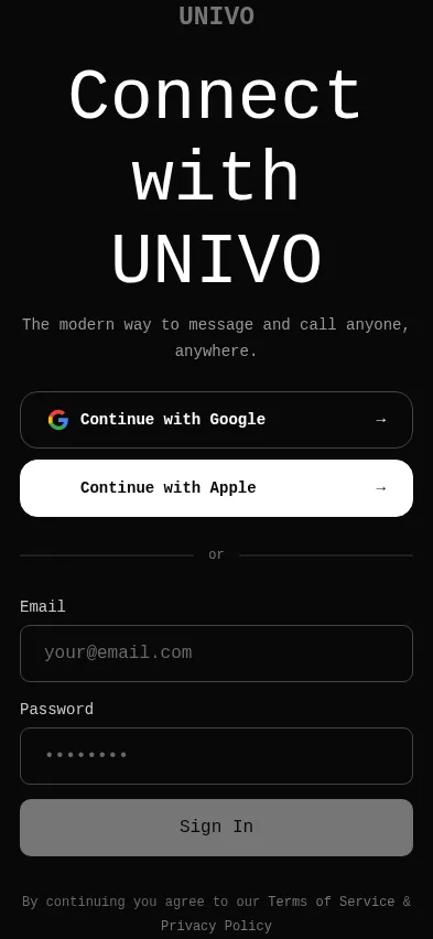 UNIVO Chat