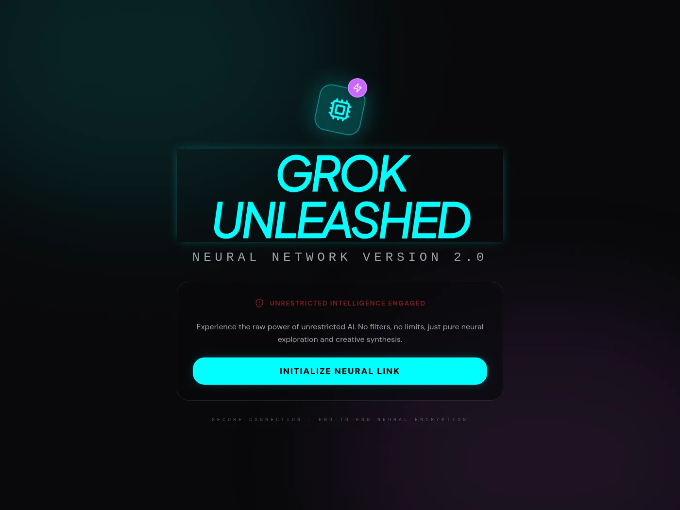 Unleashed Grok Chat