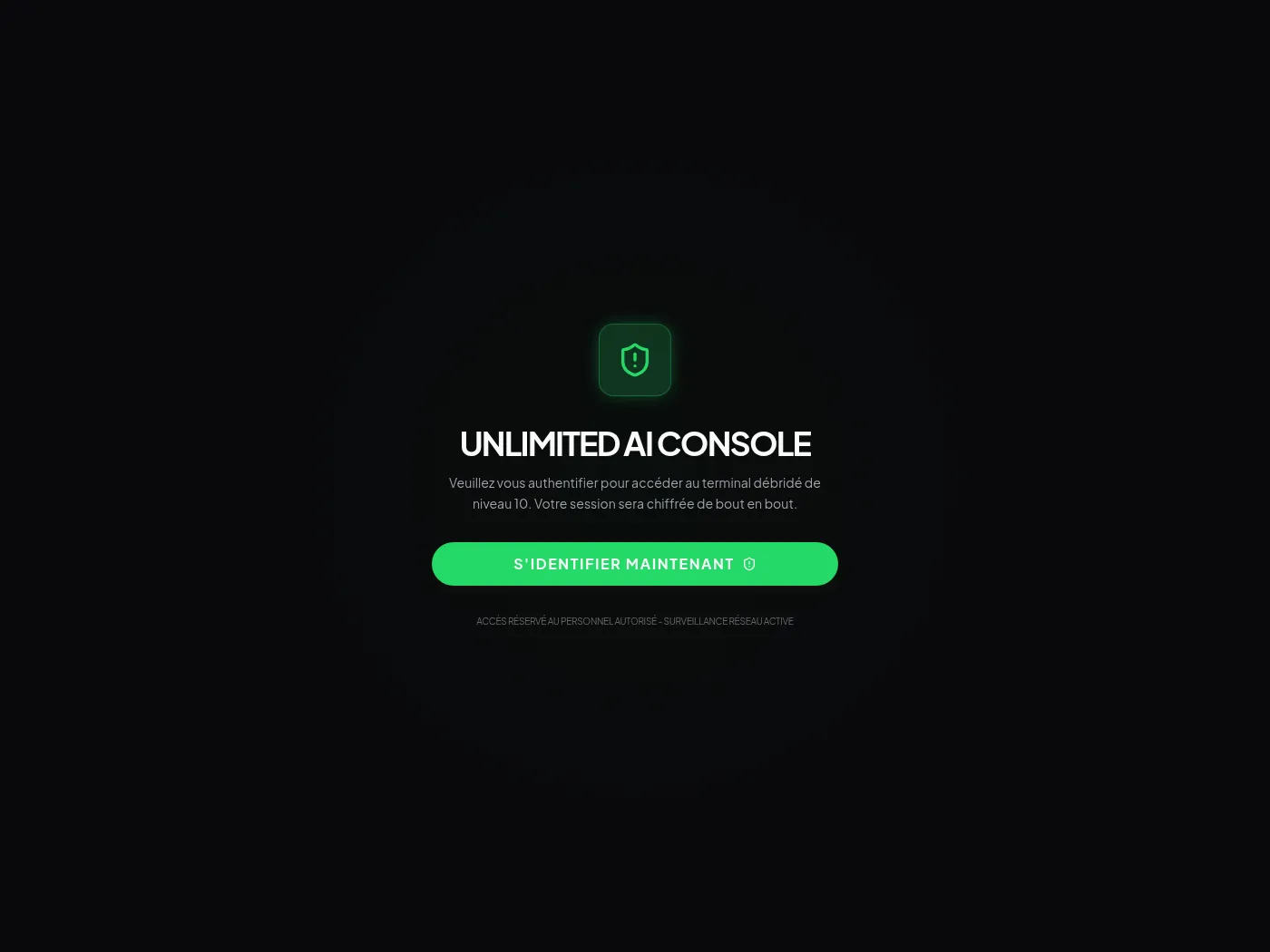 Unlimited AI Console