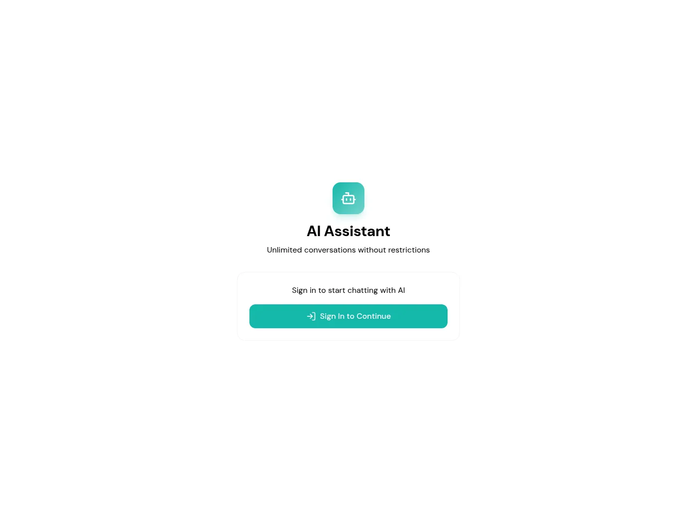 Unlimited AI Chatbot