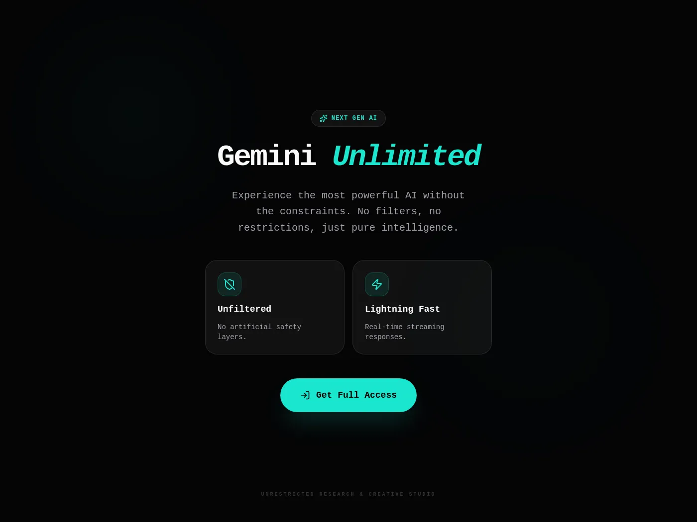 Unlimited Gemini Clone