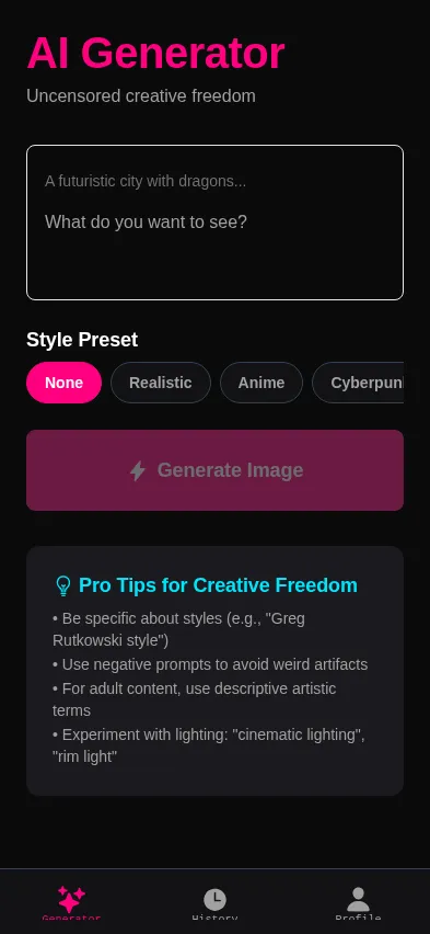 Unlimited Image AI