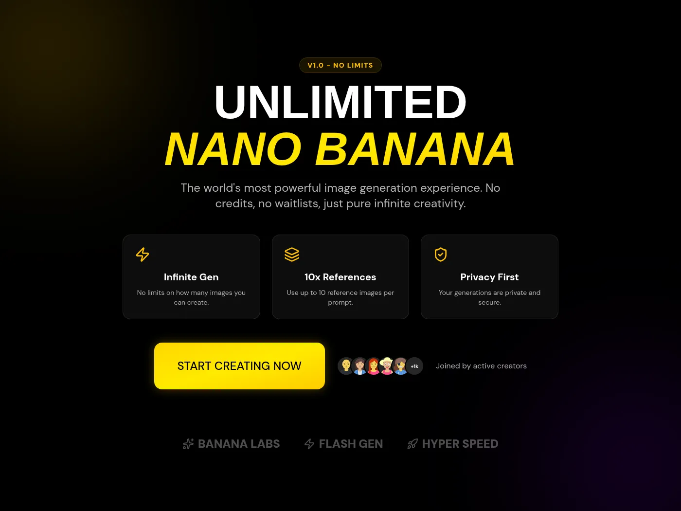 Unlimited Nano Banana