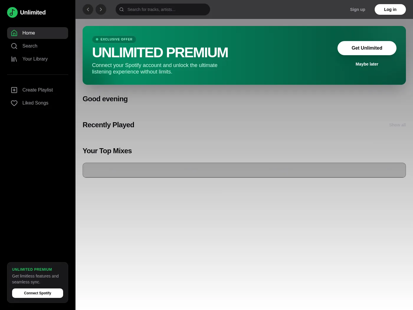 Unlimited Premium Music