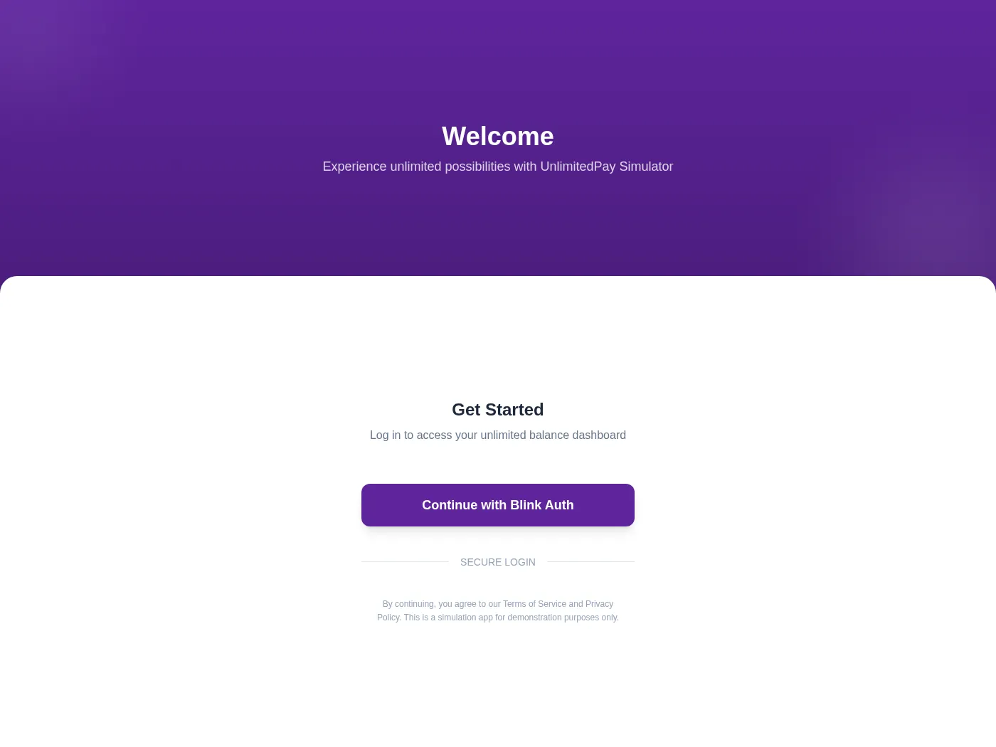 UnlimitedPay Simulator