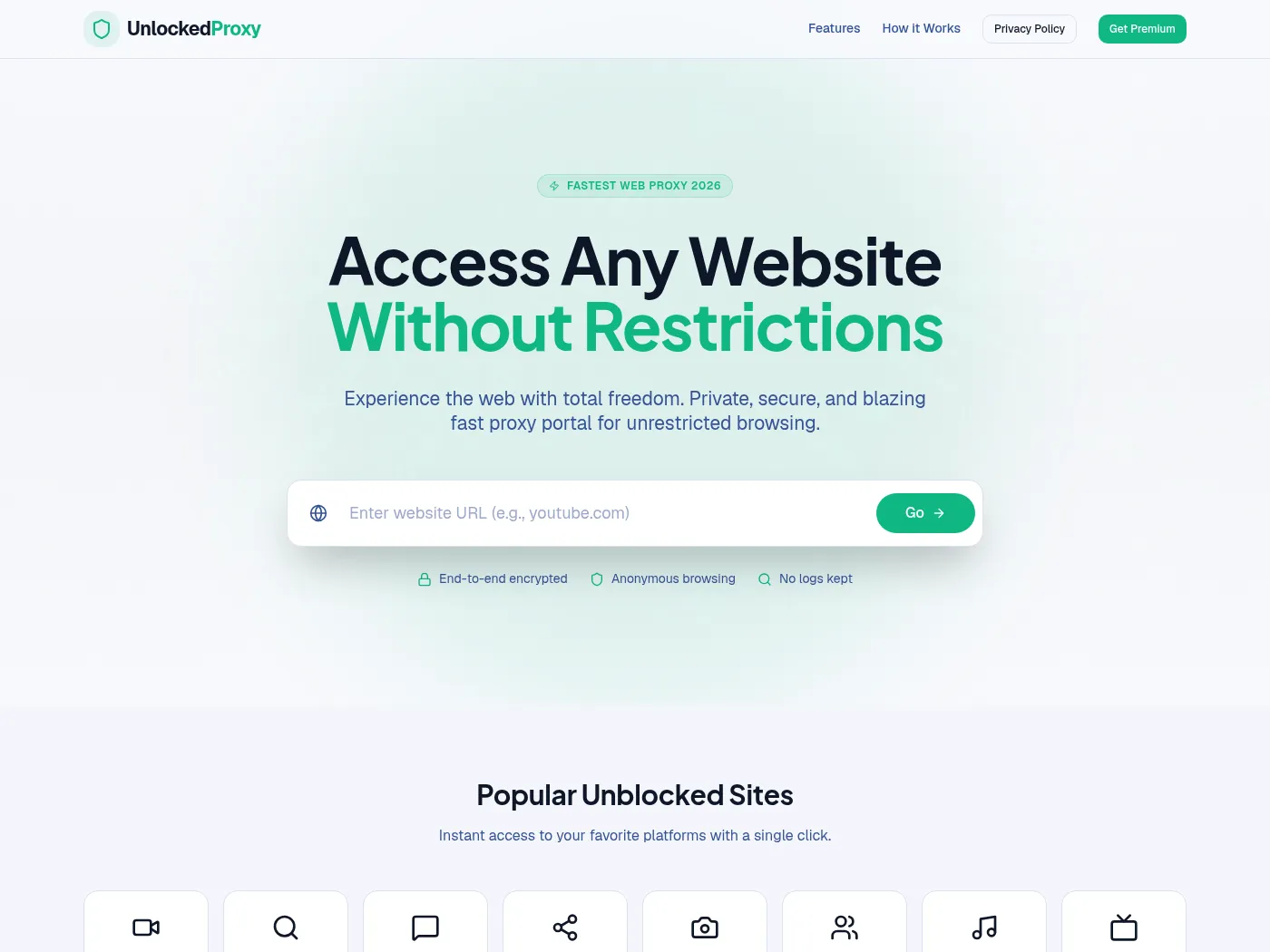 Unlocked Proxy Portal