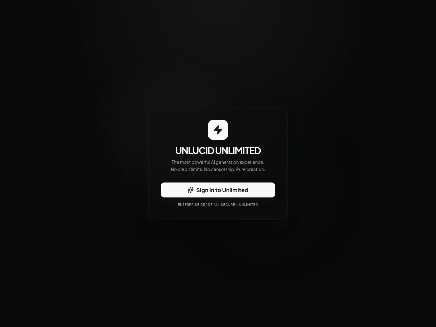 Unlucid AI Unlimited