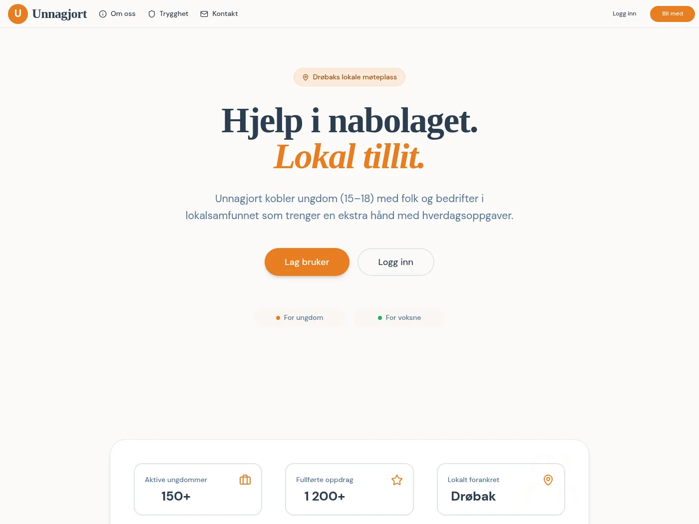 Unnagjort Community Hub