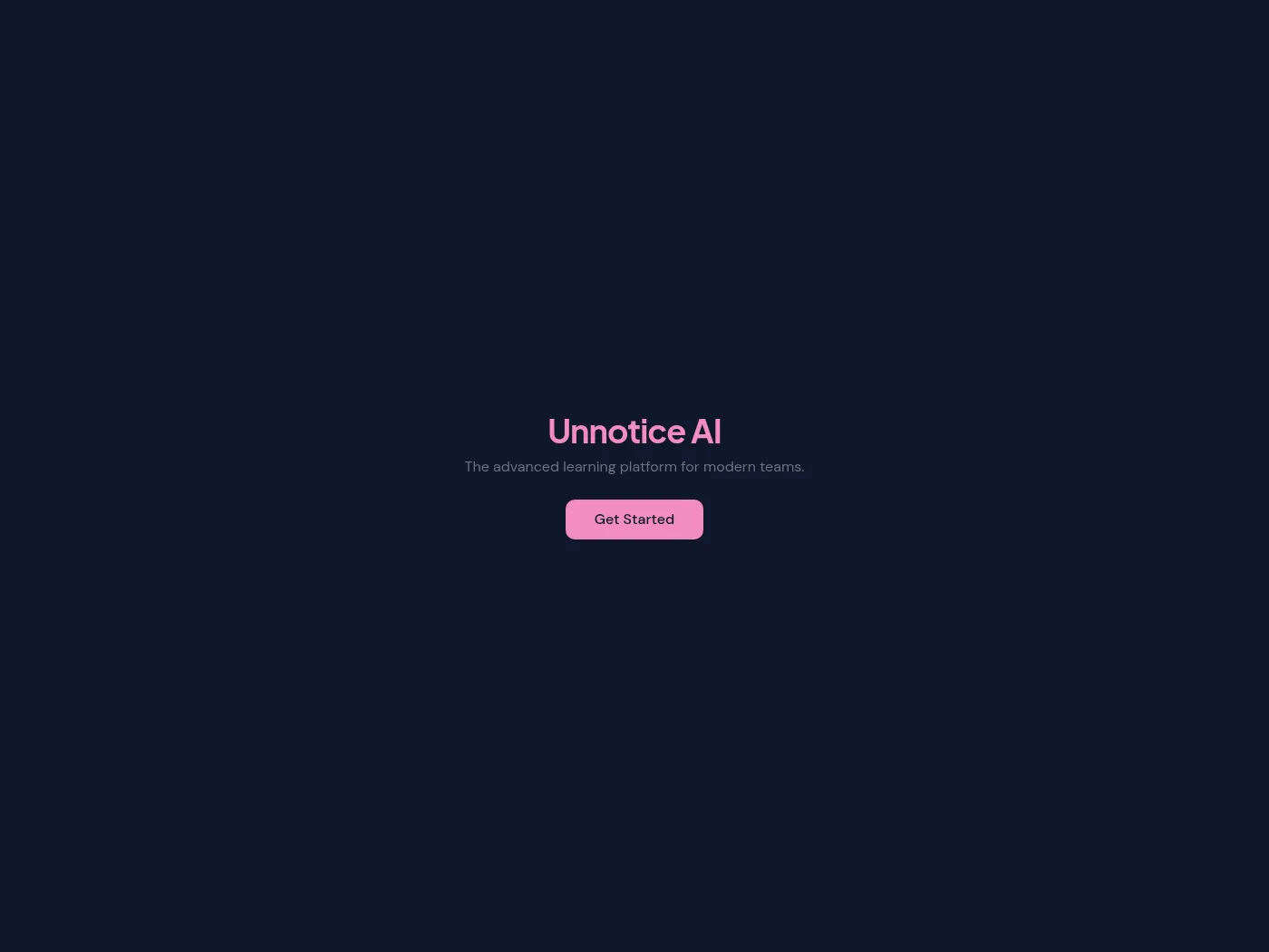 Unnotice AI Learning