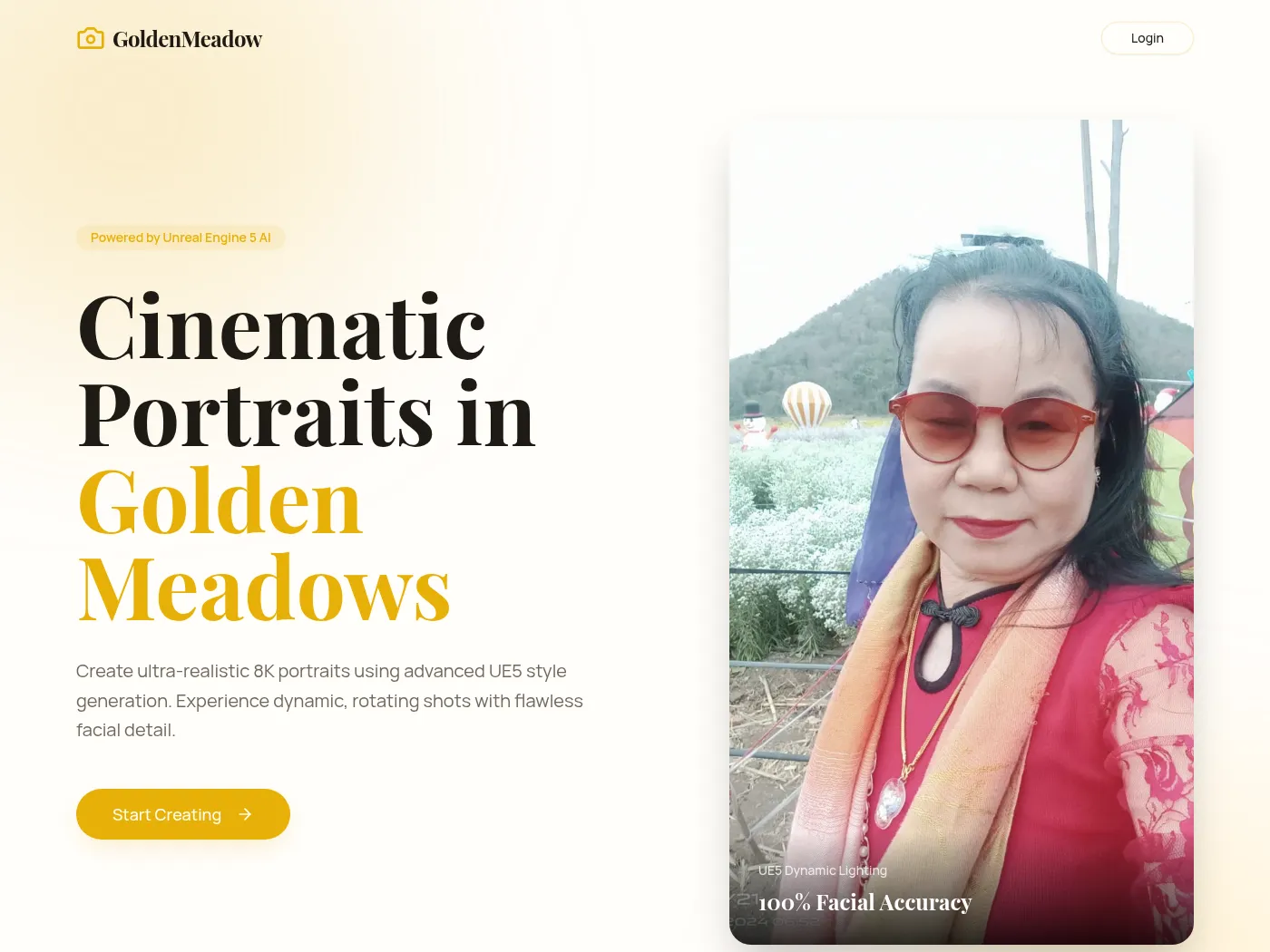 Golden Meadow Portrait
