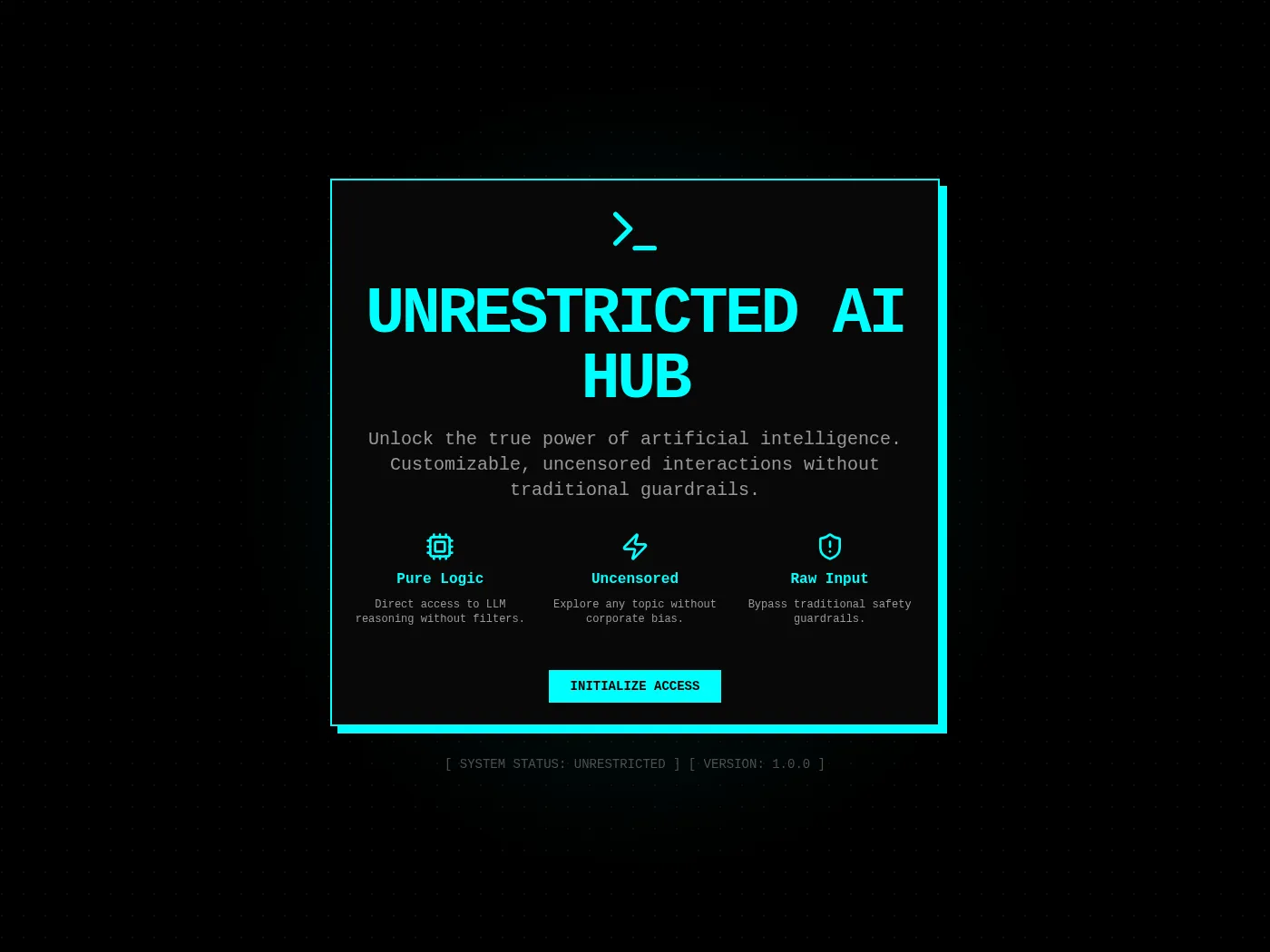 Unrestricted AI Hub