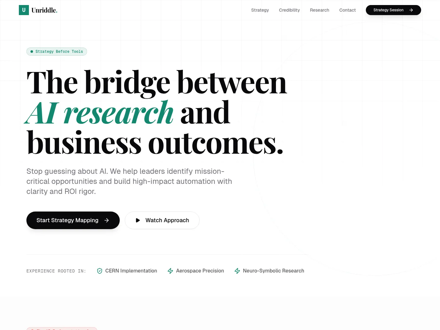 Unriddle Automation Site
