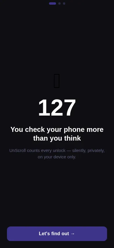UnScroll Android App