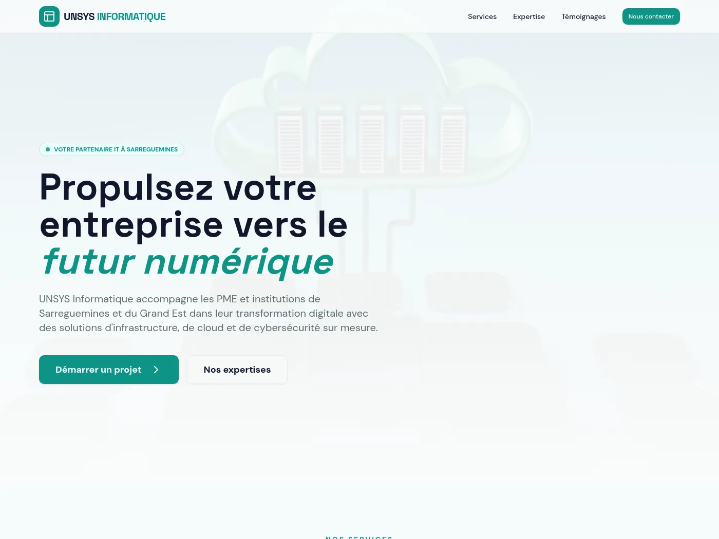 UNSYS Informatique Site