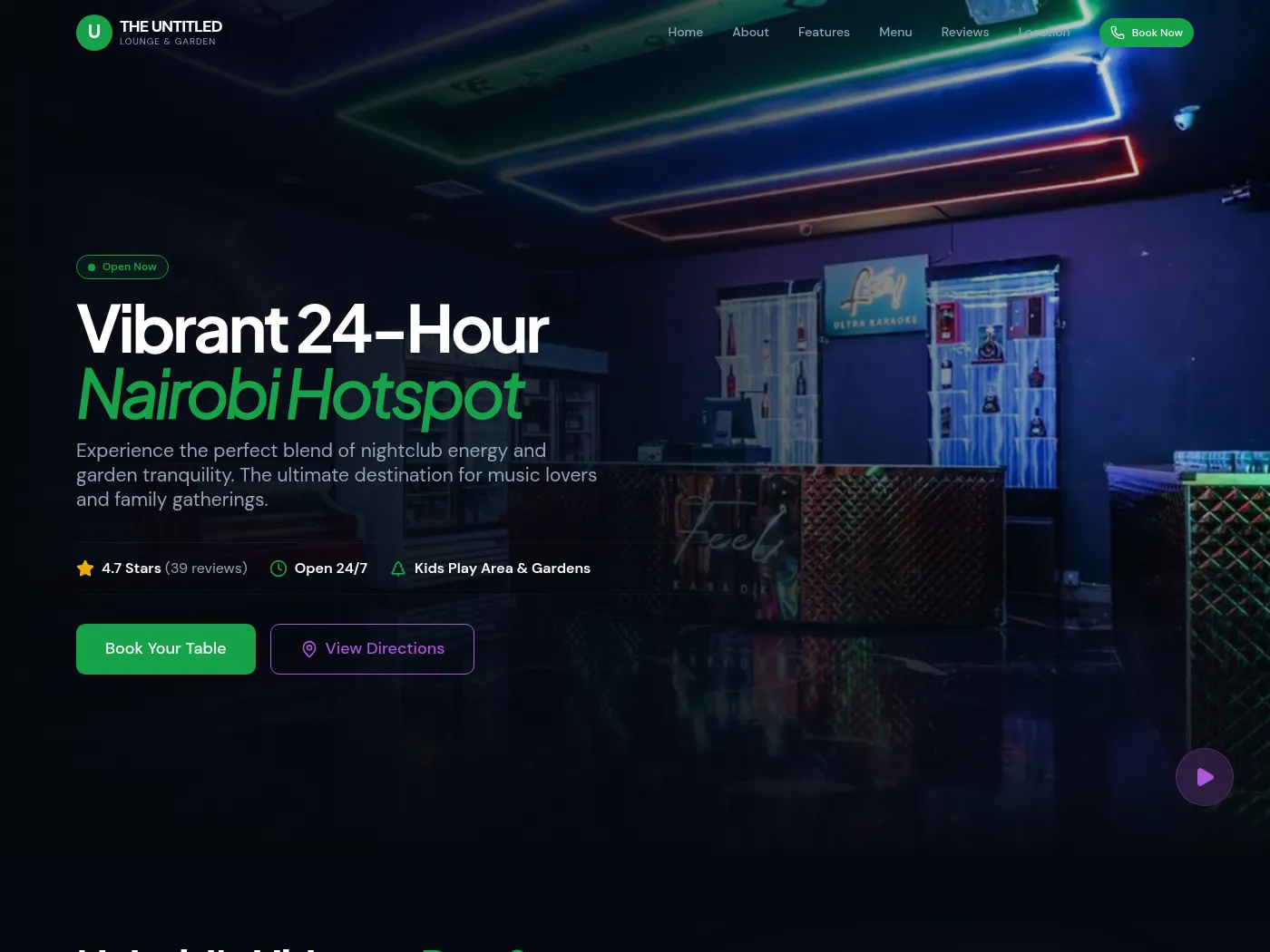 Untitled Lounge Website