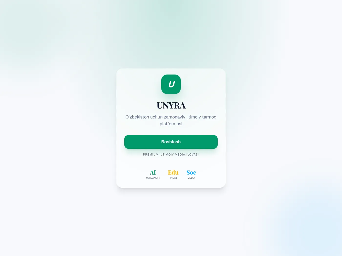 UNYRA Social Platform