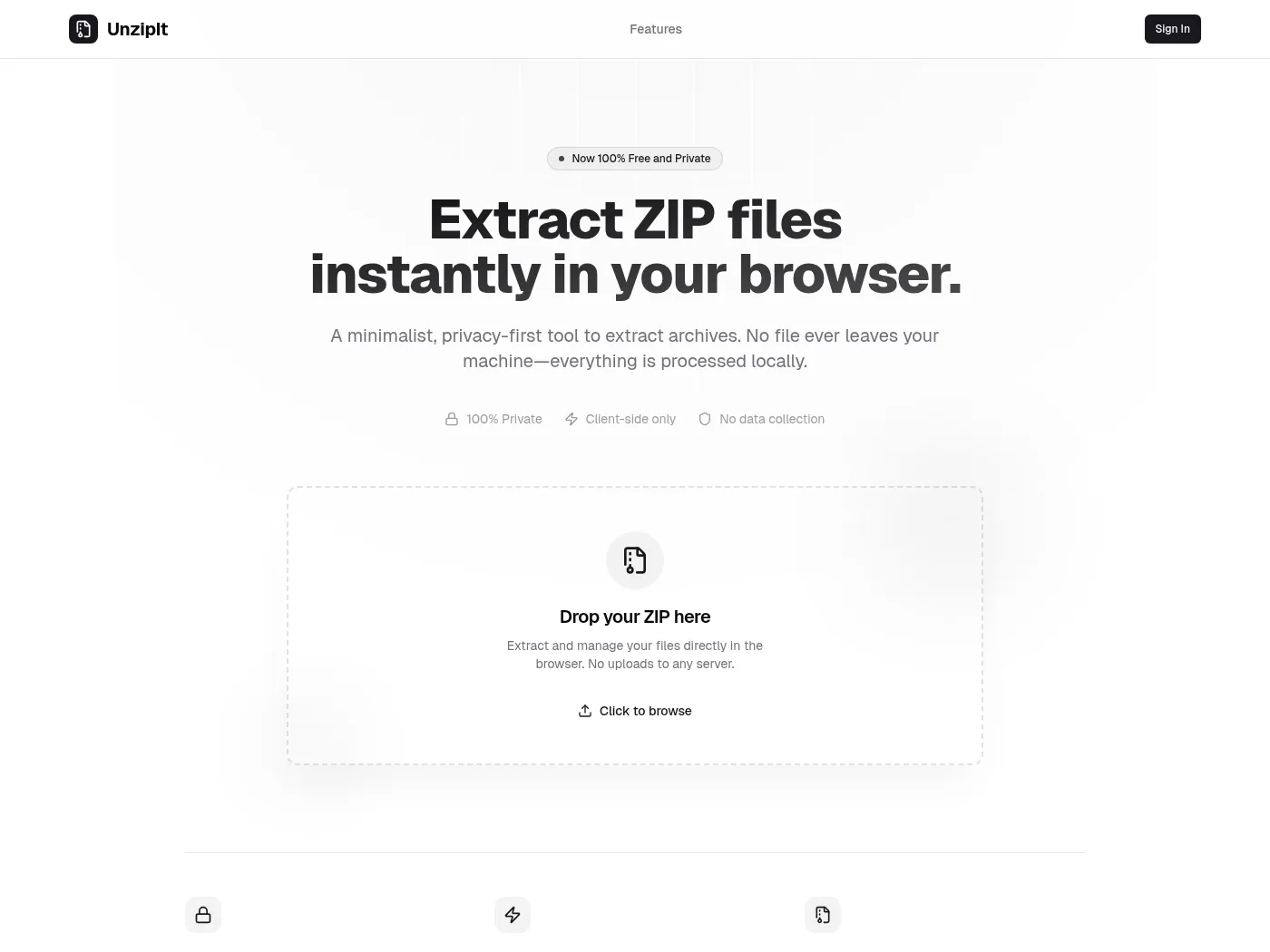 Unzip It Tool