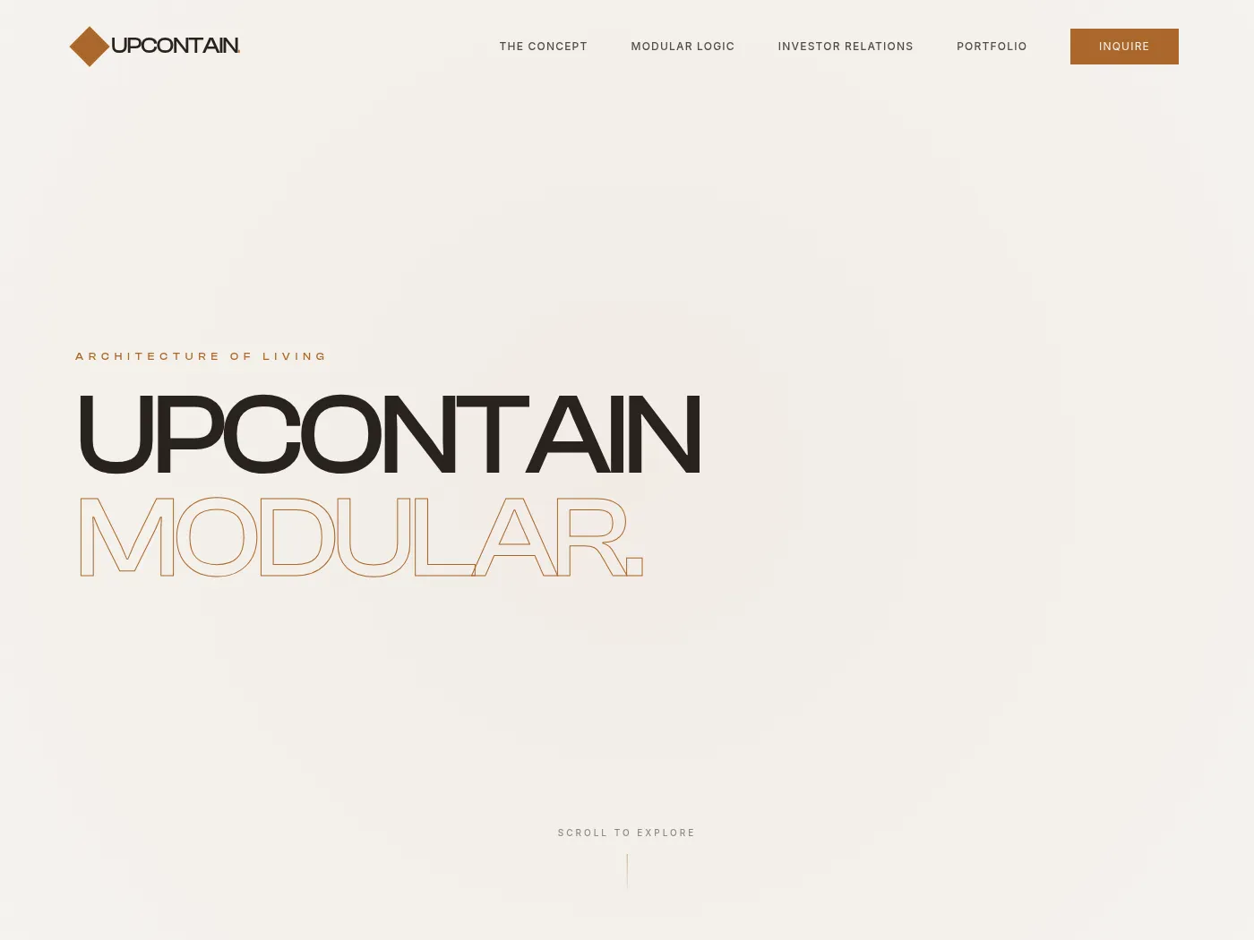 Upcontain Modular Luxe Site