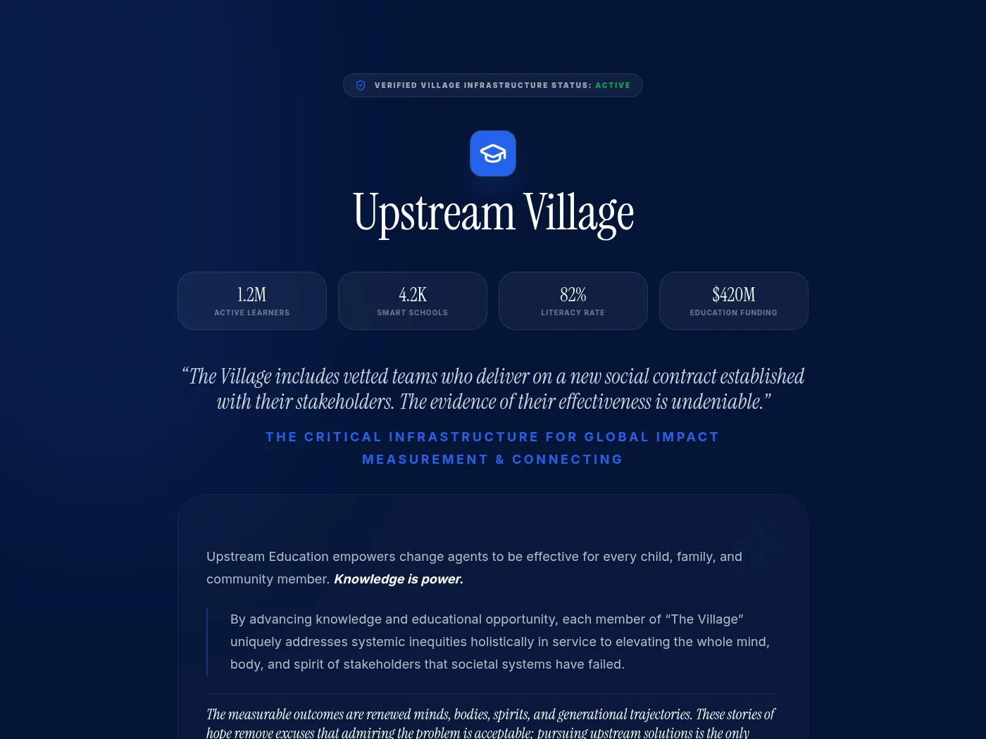 Upstream Impact OS