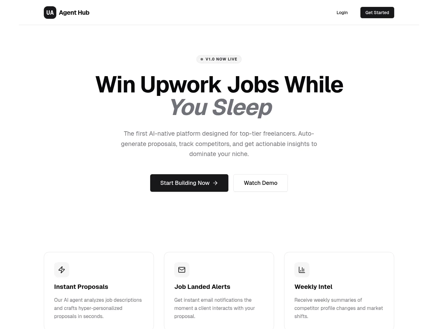 Upwork AI Agent Hub