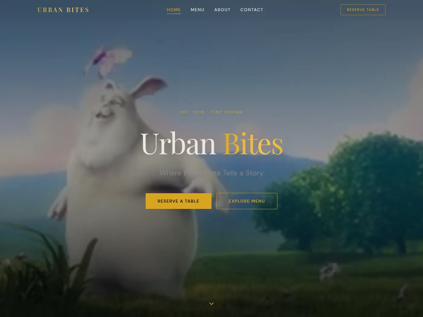 Urban Bites Cinematic Site