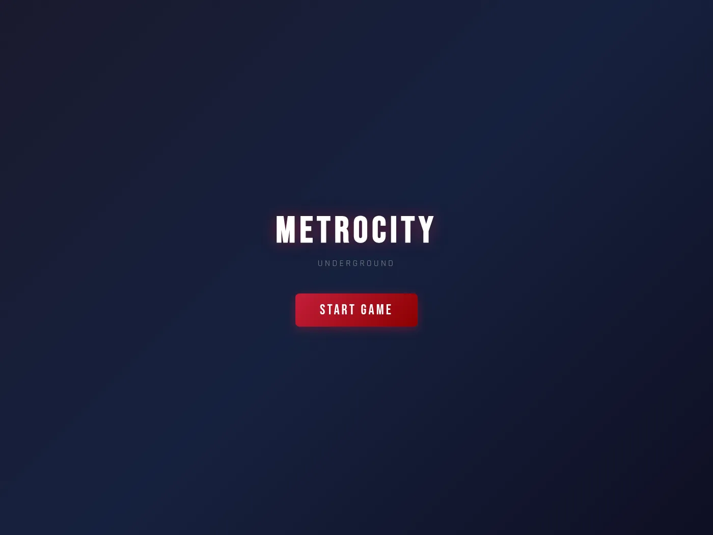 MetroCity Crime Game