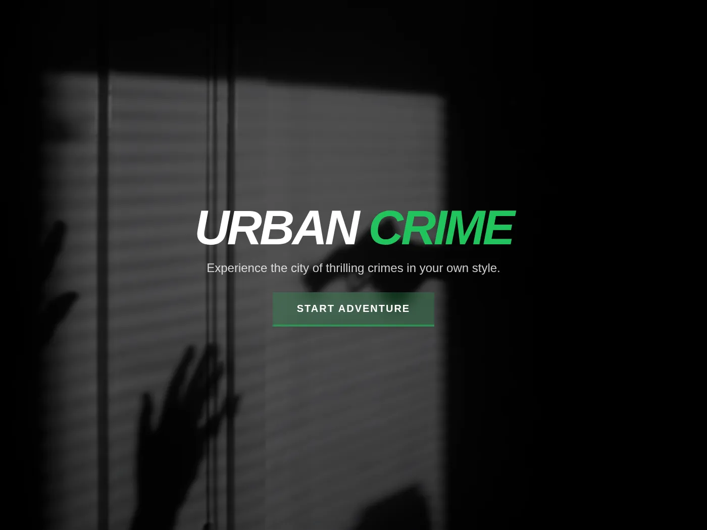 Urban Crime Adventure