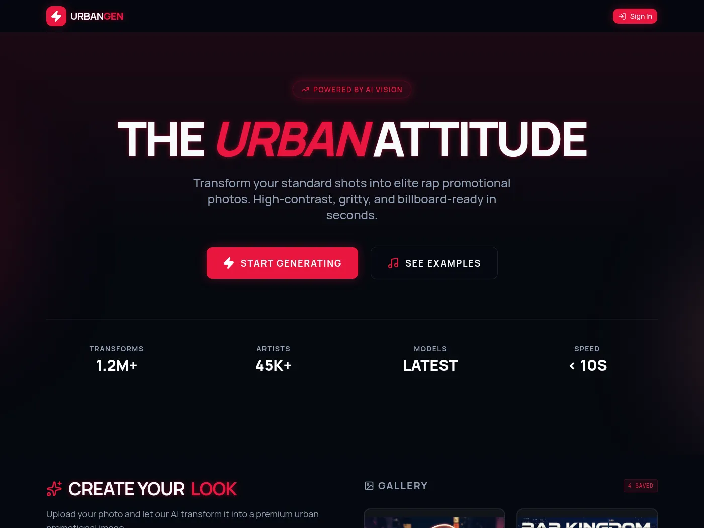 Urban Rap Photo Generator