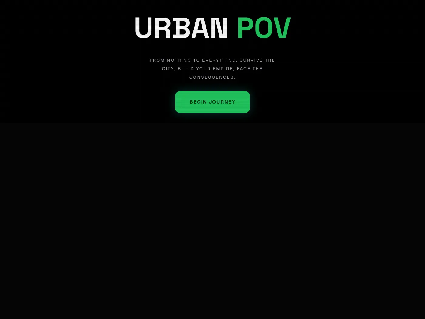 Urban POV Survival Game