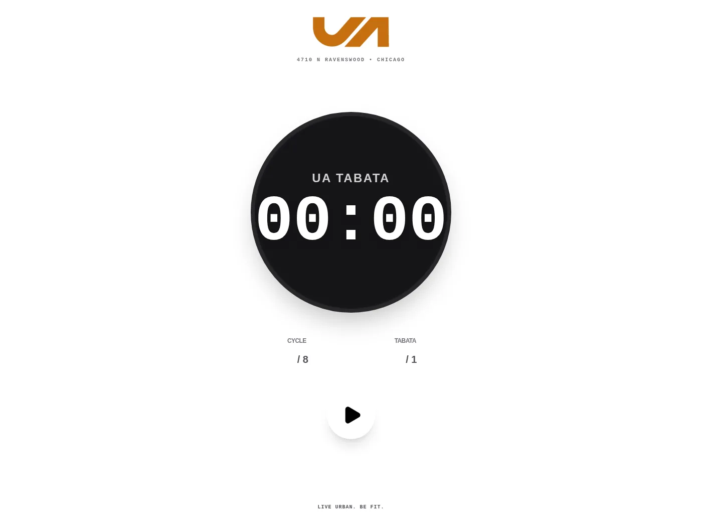 Urban Athlete Tabata App