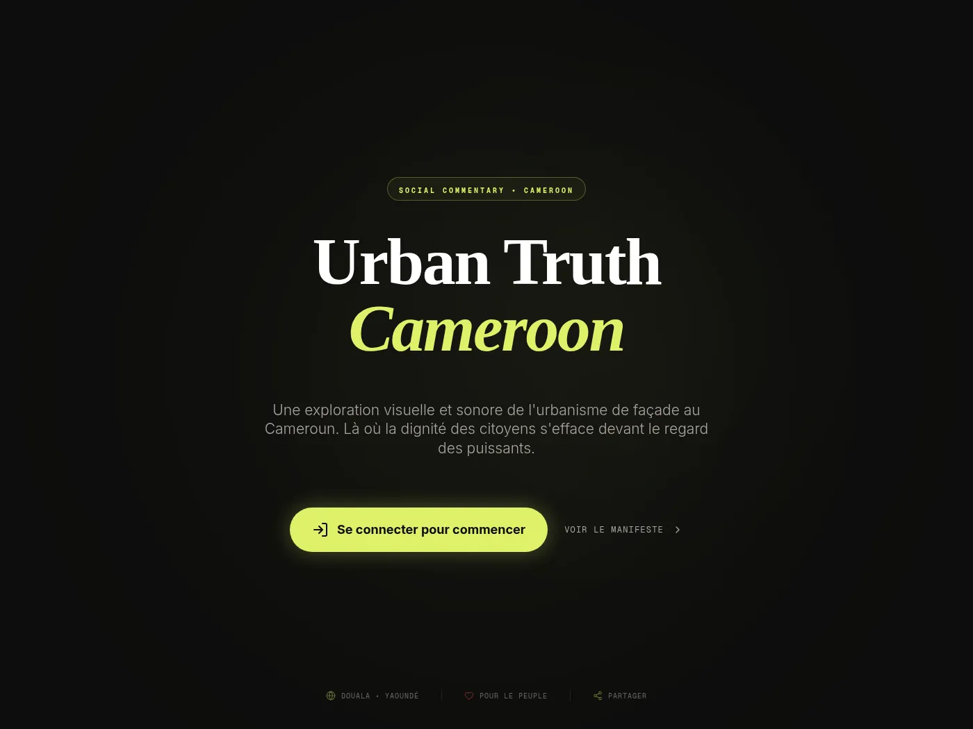 Urban Truth Cameroon