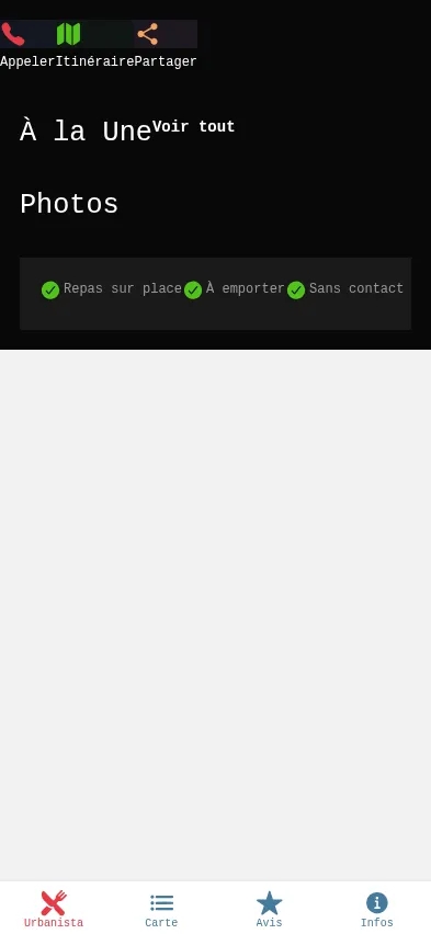 Urbanista Bistro Finder