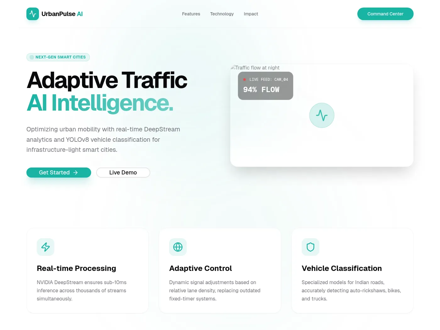 UrbanPulse Traffic AI