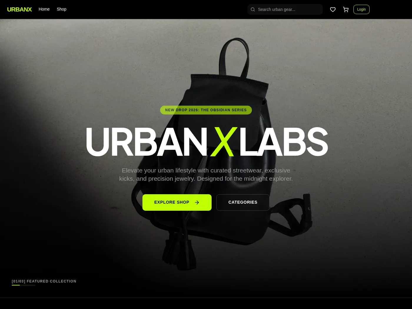 UrbanX E-Commerce Hub