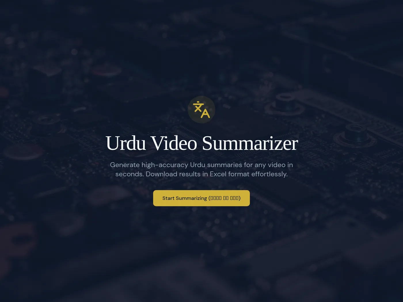 Urdu Video Summarizer