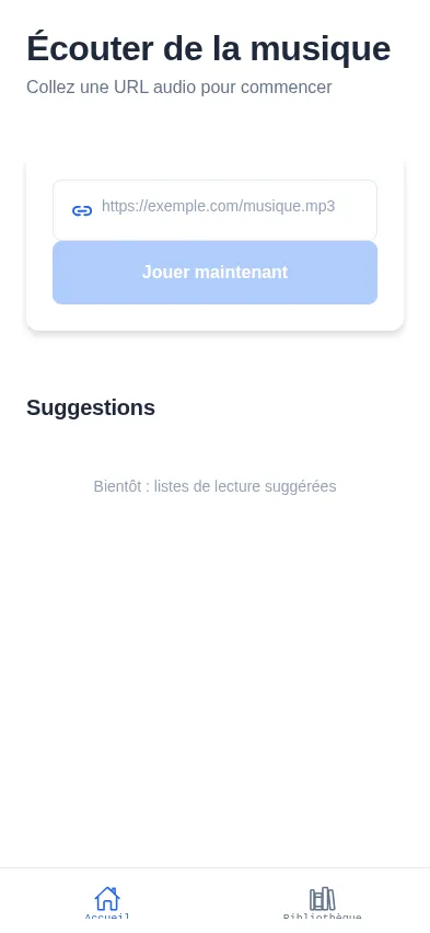 URL Music Player