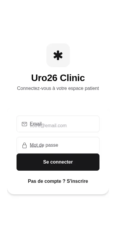 Uro26 Clinic App