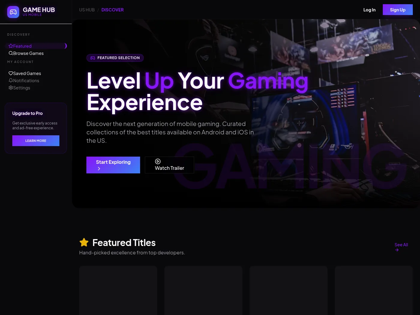 US Mobile Games Hub