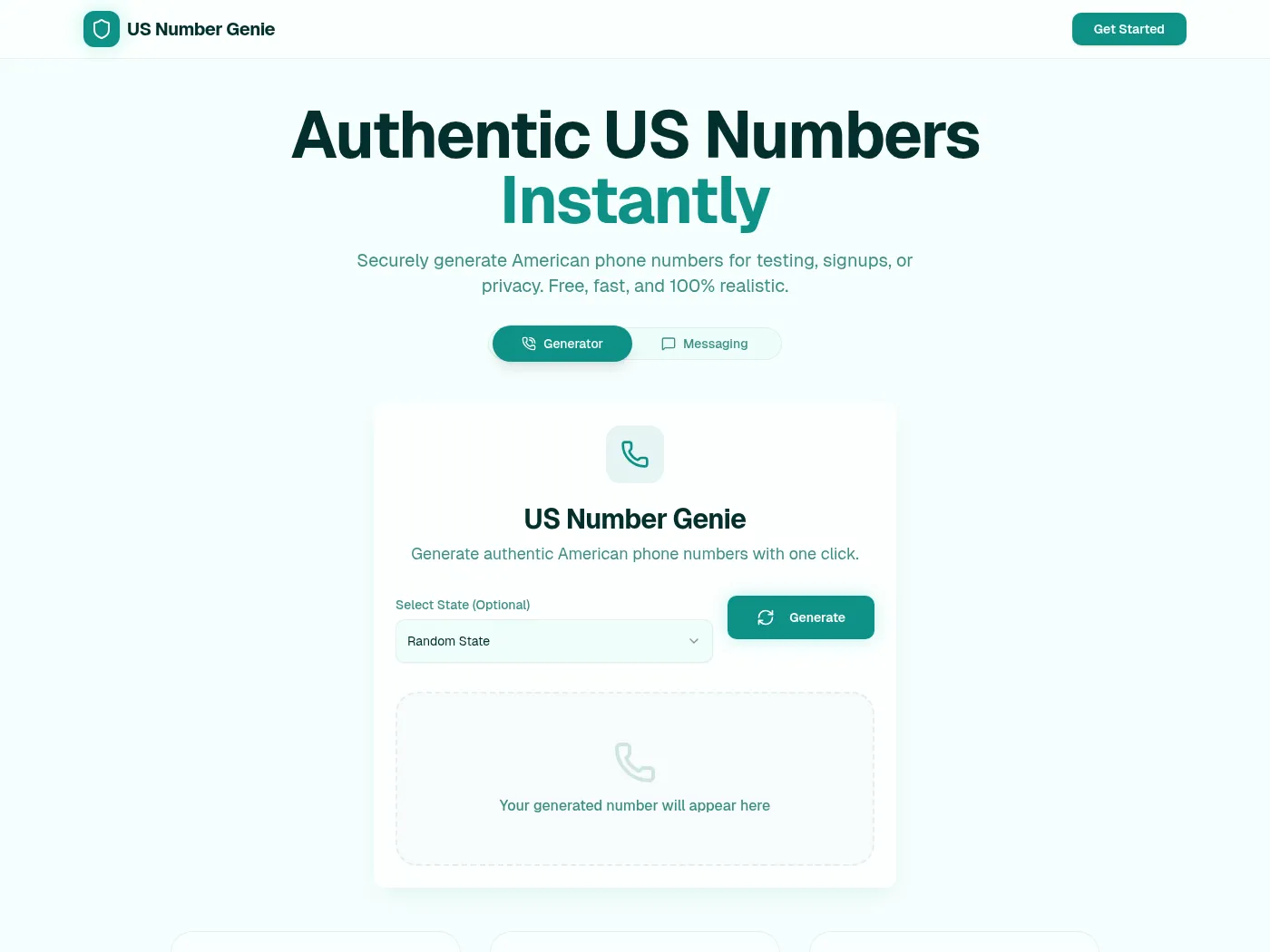 US Number Generator