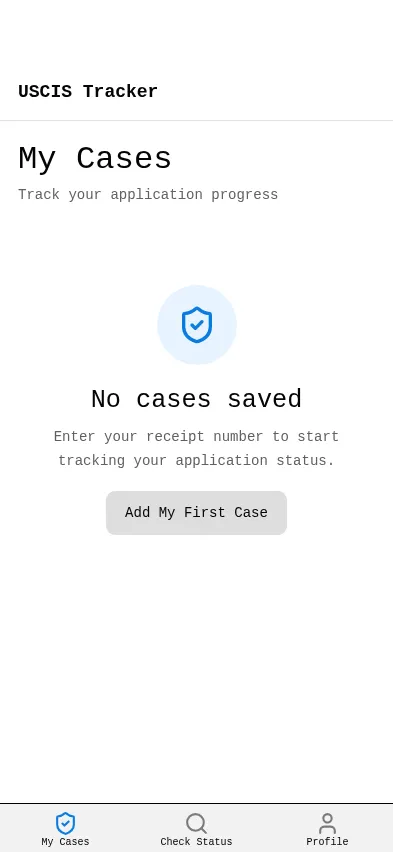 USCIS Status Tracker
