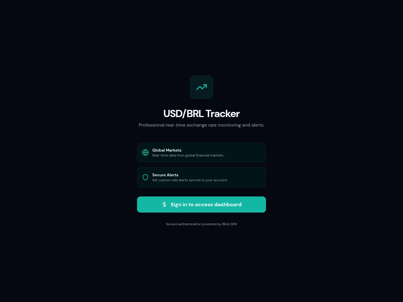 USD/BRL Rate Tracker