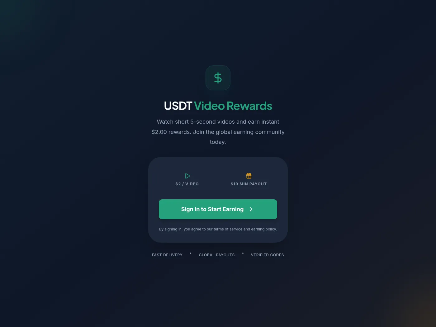 USDT Video Rewards