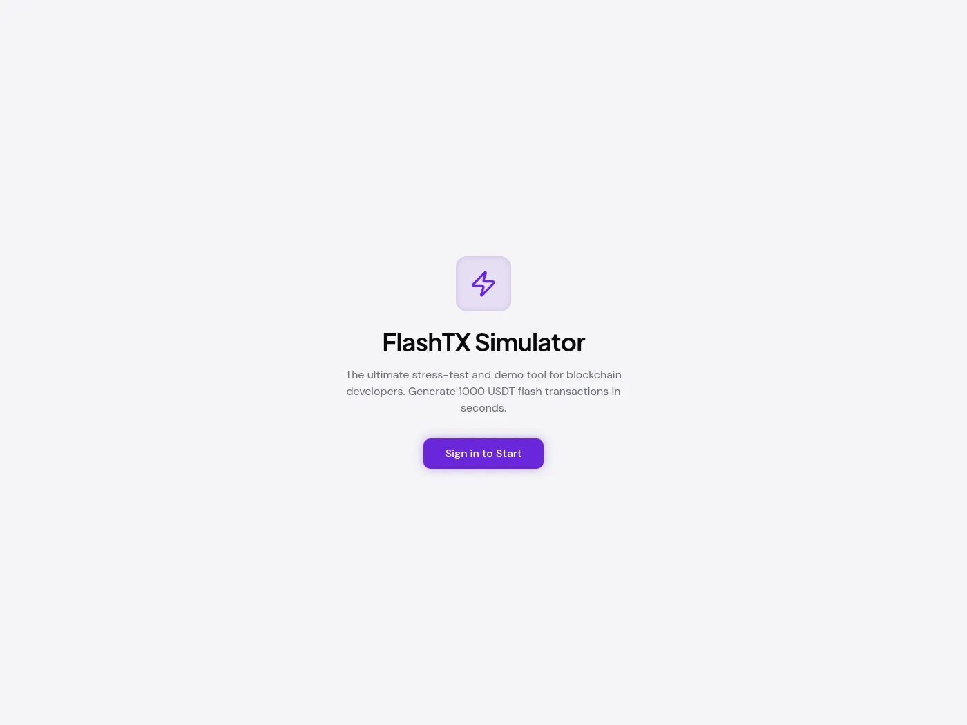 FlashTX Simulator