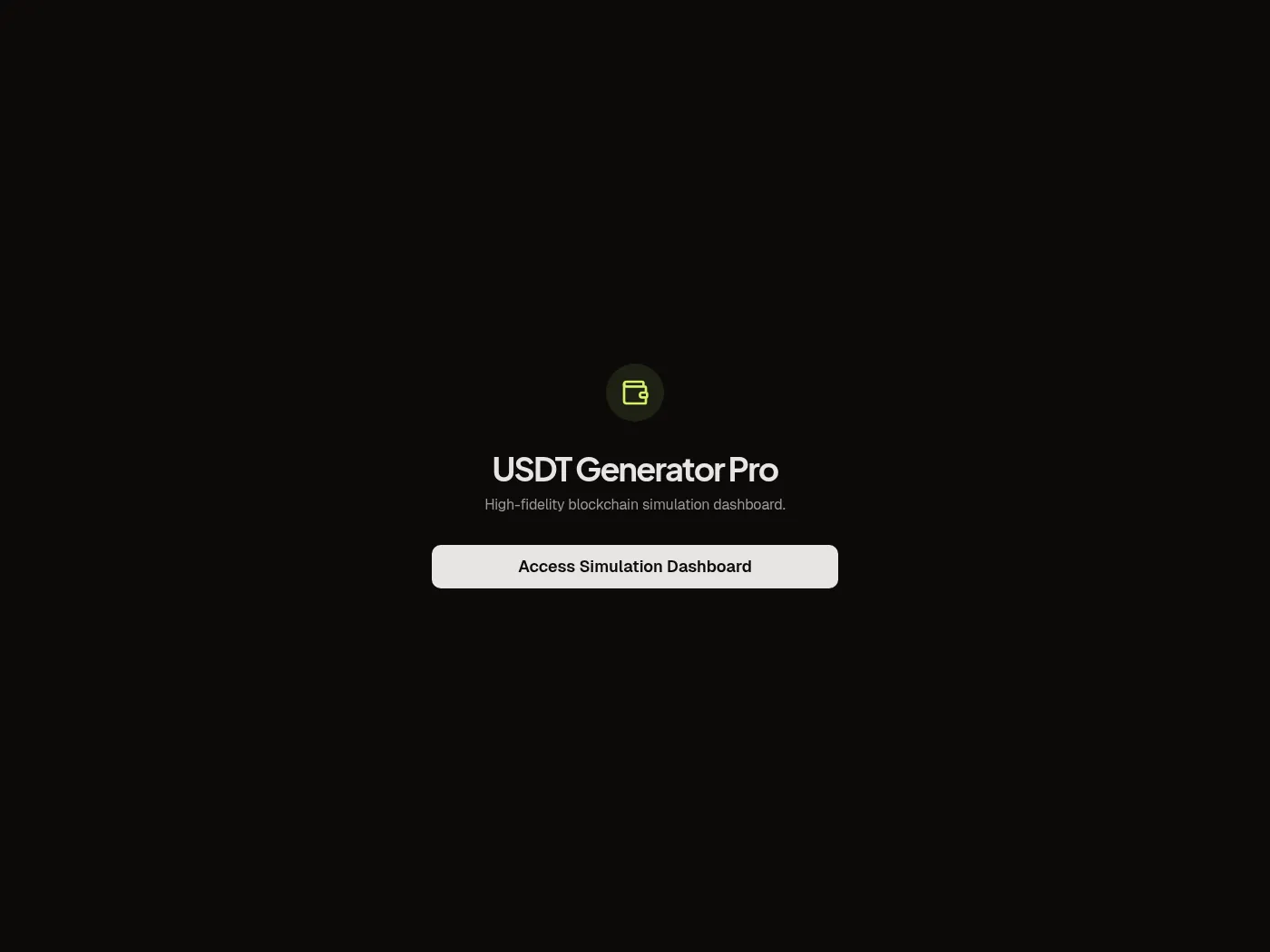 USDT Generator Pro
