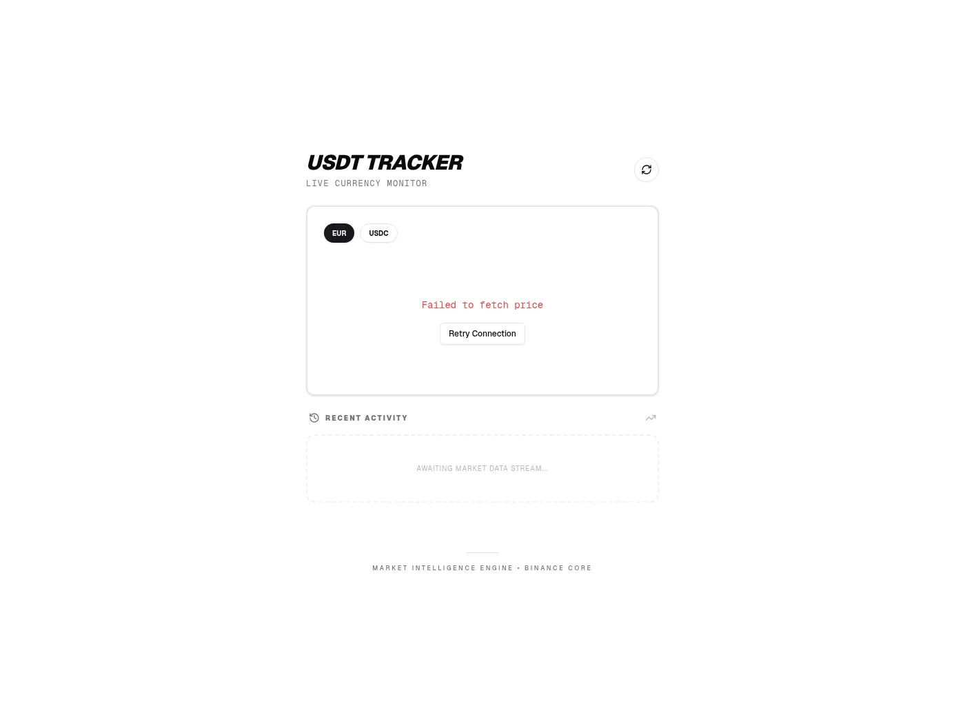 USDT Kurs Checker